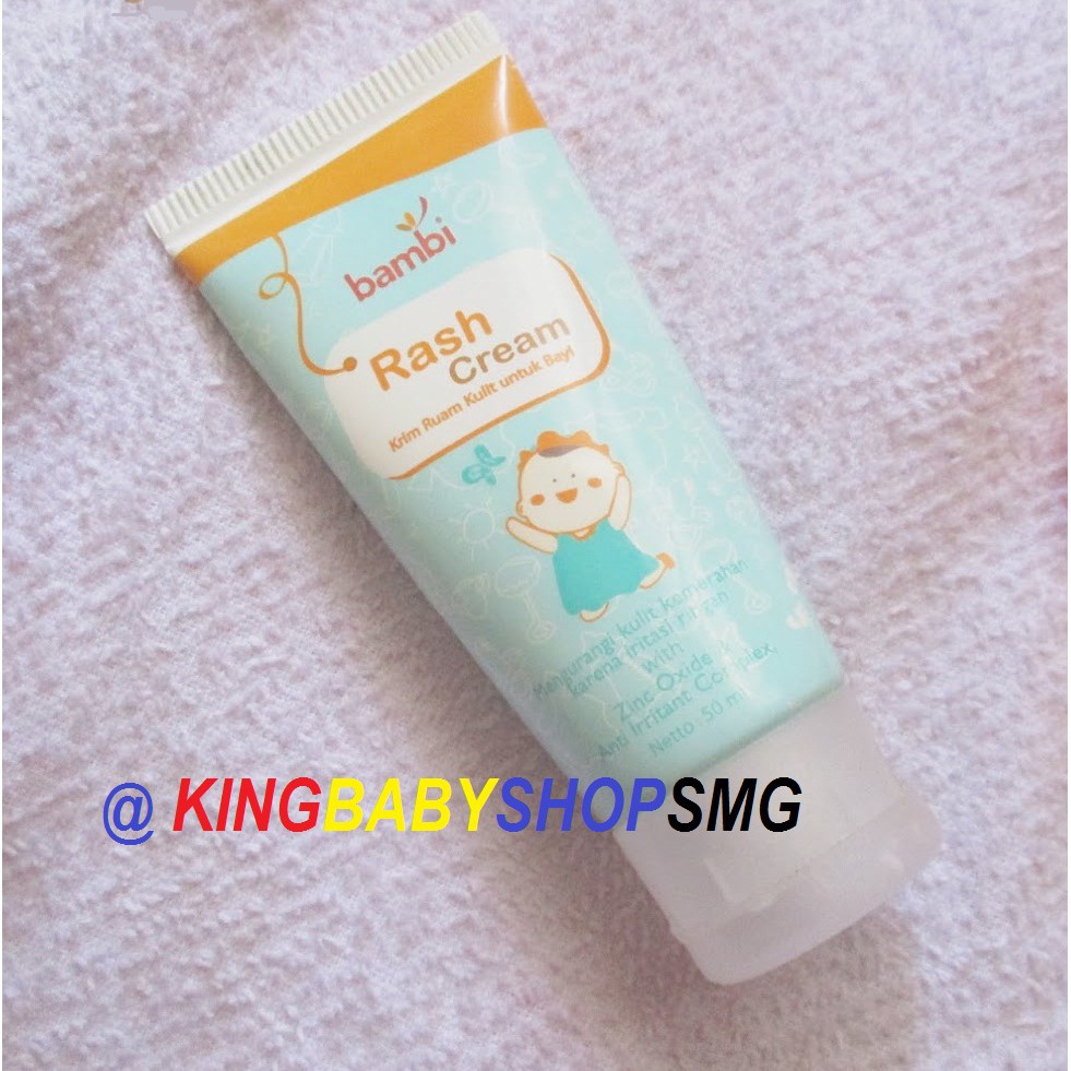 Jual Bambi Baby Diaper Rash Cream 50ml | Shopee Indonesia