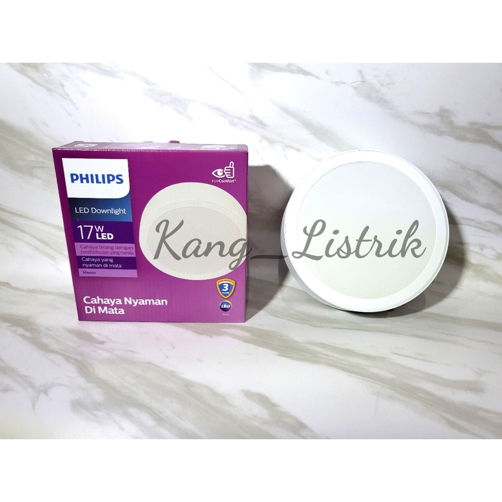 Jual Philips Downlight Meson 59472 17watt Bulat Outbow / Philips Meson ...
