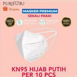 Jual Masker KN95 HIJAB 5ply headloop 10pcs | Shopee Indonesia