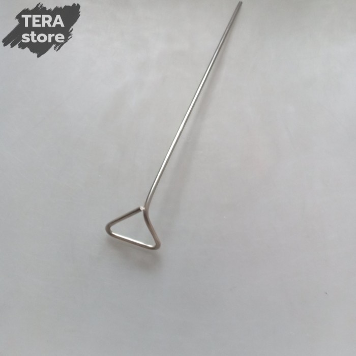 Jual triangular end cell spreader bacterial spreader stainless steel ...
