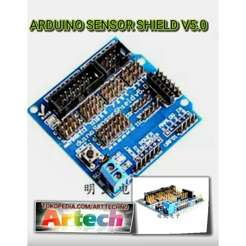 Jual ARDUINO SENSOR SHIELD MODULE V5.0 | Shopee Indonesia