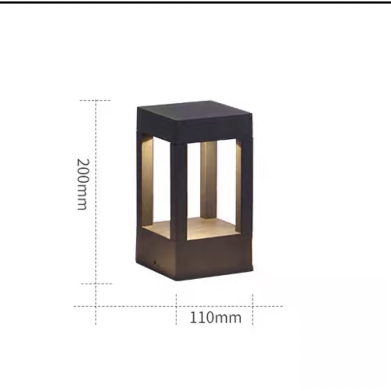 Jual Lampu taman led/lampu dinding minimalis/lampu pagar lampu pilar ...