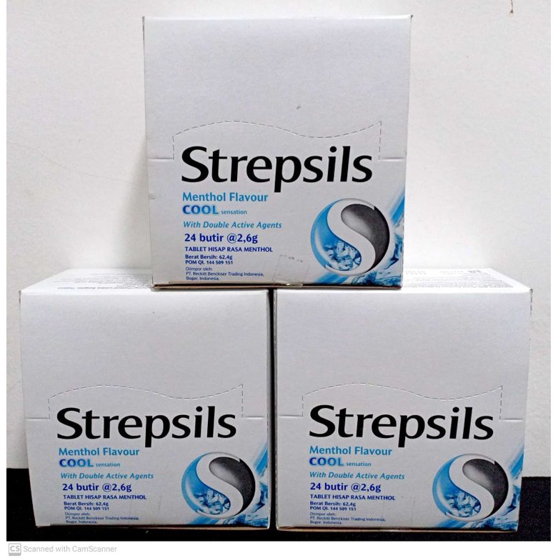 Jual Permen Strepsils single box isi 24 biji / Strepsils Permen ...