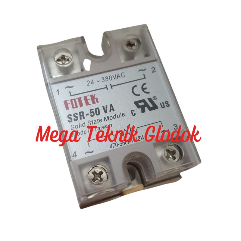 Jual Fotek SSR-25VA SSR 25VA SSR-50VA 50VA SSR 25 VA 50 VA Solid State Relay | Shopee Indonesia