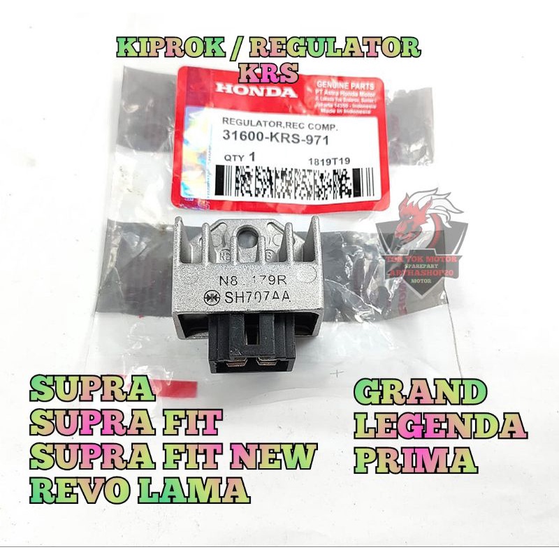 Jual KIPROK REGULATOR Gn5 / Krs ASLI ORIGINAL Motor HONDA Astrea GRAND ...