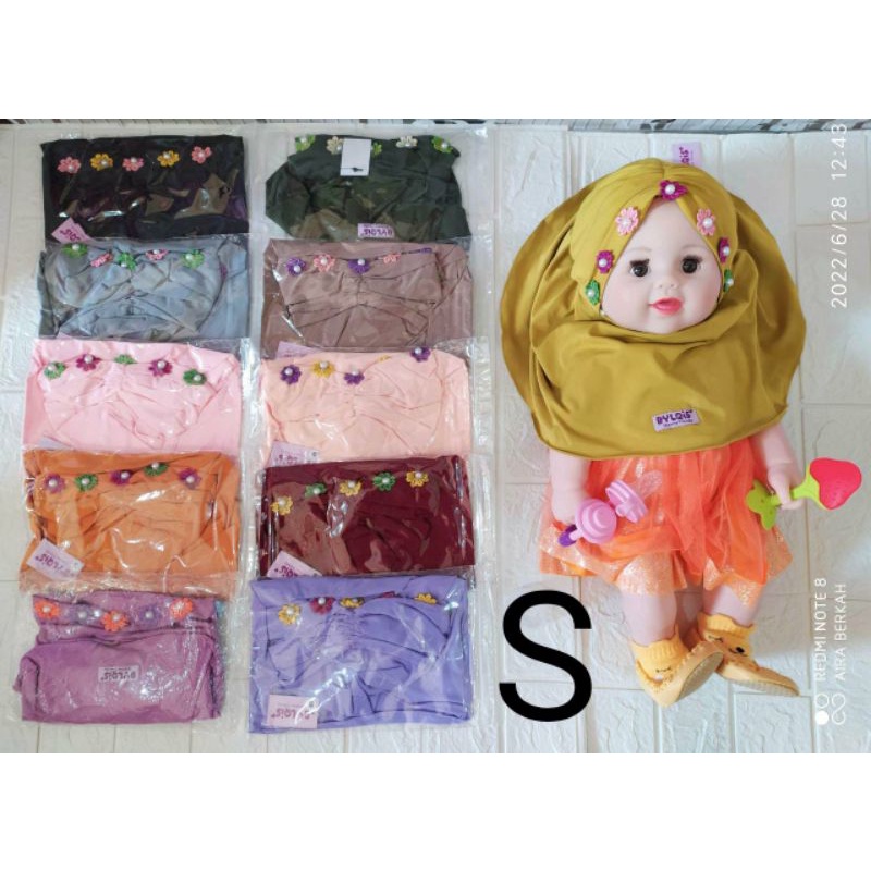 Jual Jilbab Bunga Mutiara Depan By Bylqis | Shopee Indonesia