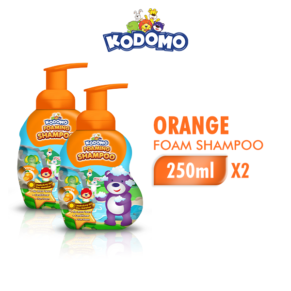 Jual Kodomo Shampoo Orange Botol 250 ml x2 | Shopee Indonesia