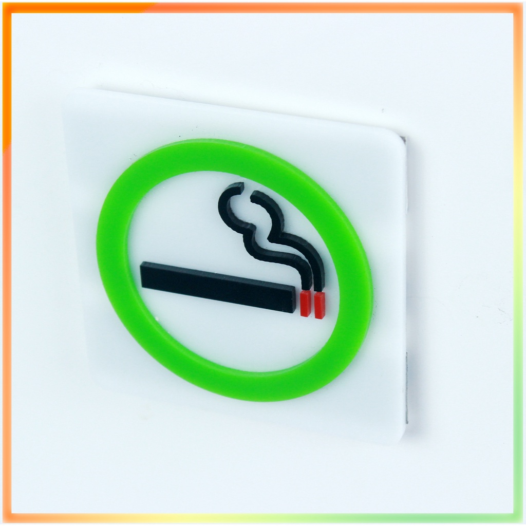 Jual Akrilik Sign Tanda Area Merokok / Smoking Area - Symbol - Tempel ...