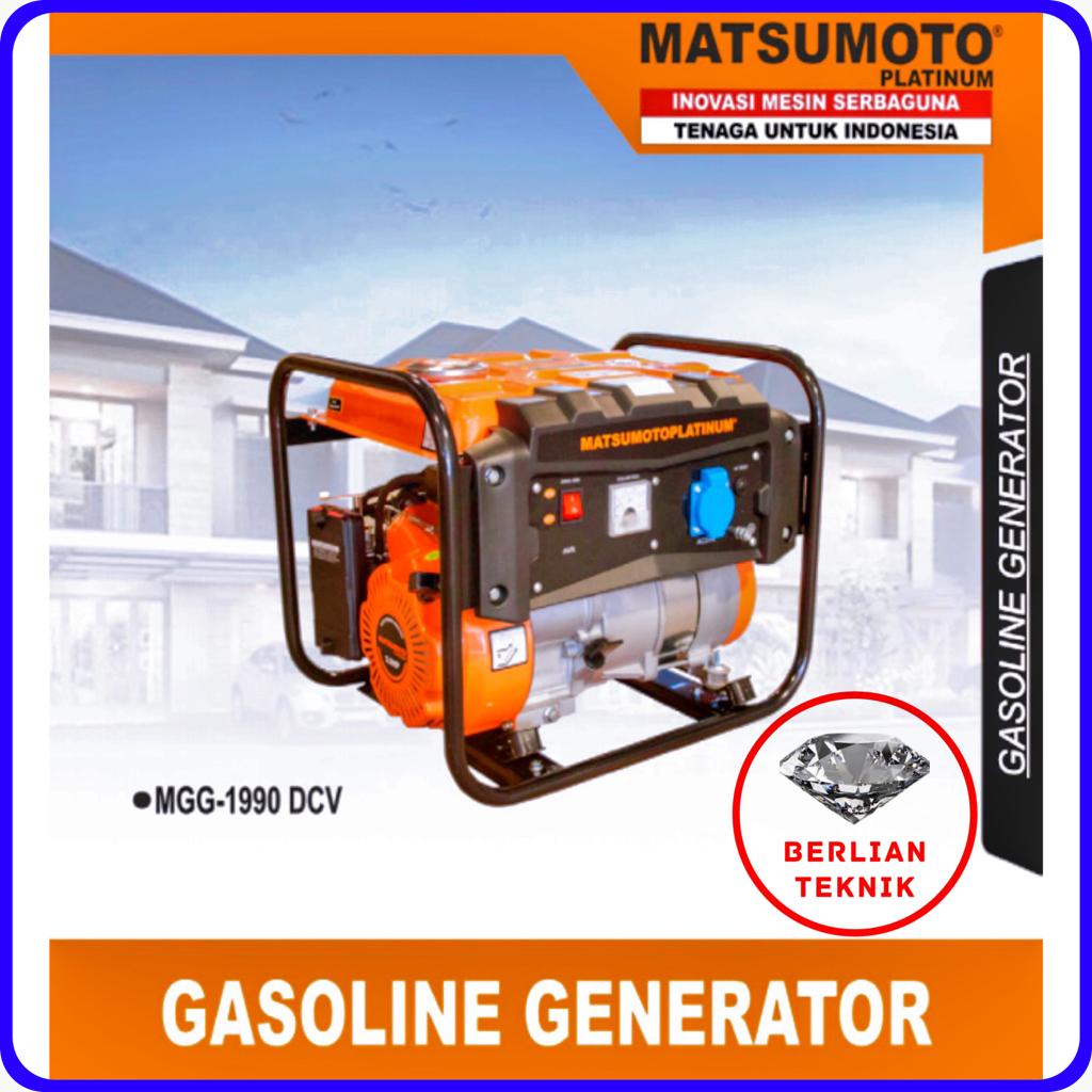 Jual Gasoline Generator Mesin Genset Bensin Matsumoto MGG 1990 DCV ...