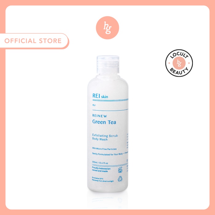 Jual Rei Skin - Reinew Green Tea Exfoliating Scrub Body Wash | Shopee ...
