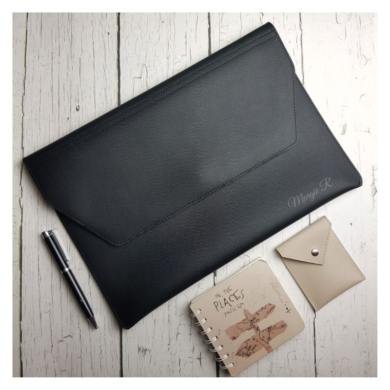 Jual Map A4 Folio Bahan Kulit Sintetis - Document Keeper - Map Folder ...