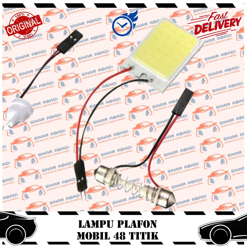 Jual LAMPU PLAFON MOBIL 48 TITIK | Shopee Indonesia