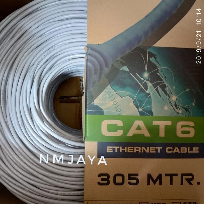 Jual Kabel LAN Spectra Kabel Internet UTP LAN CAT5 indoor [Grey ...