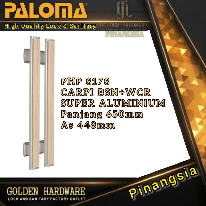 Jual Handle Paloma Handle Pintu Rumah 65cm Tarikan Pintu Pull Handle ...