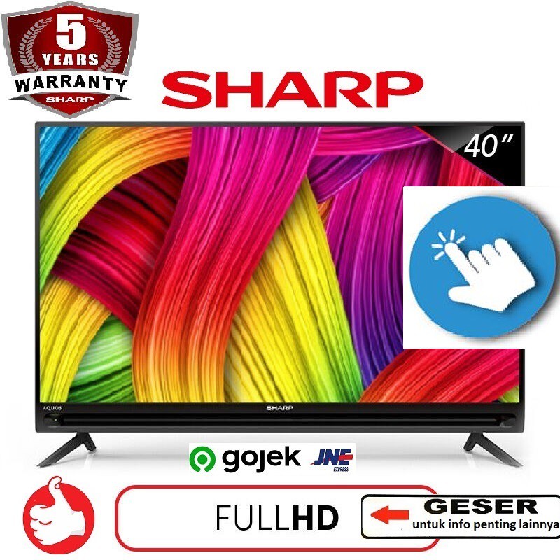 Jual Led TV Sharp AQUOS 40 Inch LC-40SA5100 USB Movie,HDMI,Full HD.NEW | Shopee Indonesia