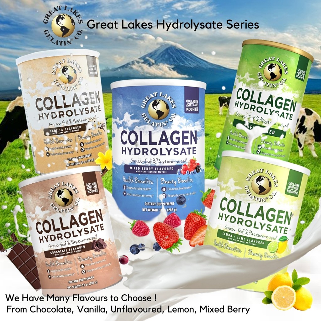 Jual Great Lakes Gelatin, Collagen Hydrolysate, Beef Protein, Kosher ...