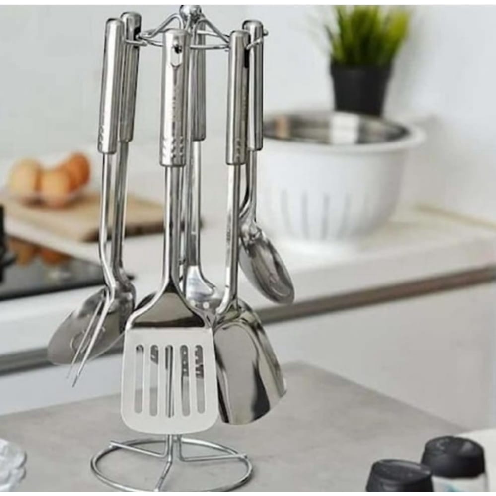 Jual Spatula Set Isi 7 Stainless stell | Sodet Sutil Kokoh Anti Karat ...