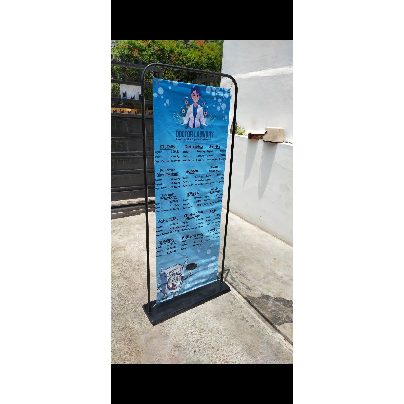 Jual DOORFRAME STANDING BANNER (PREMIUM) BAHAN TIANG FULL BESI ASLI Uk ...