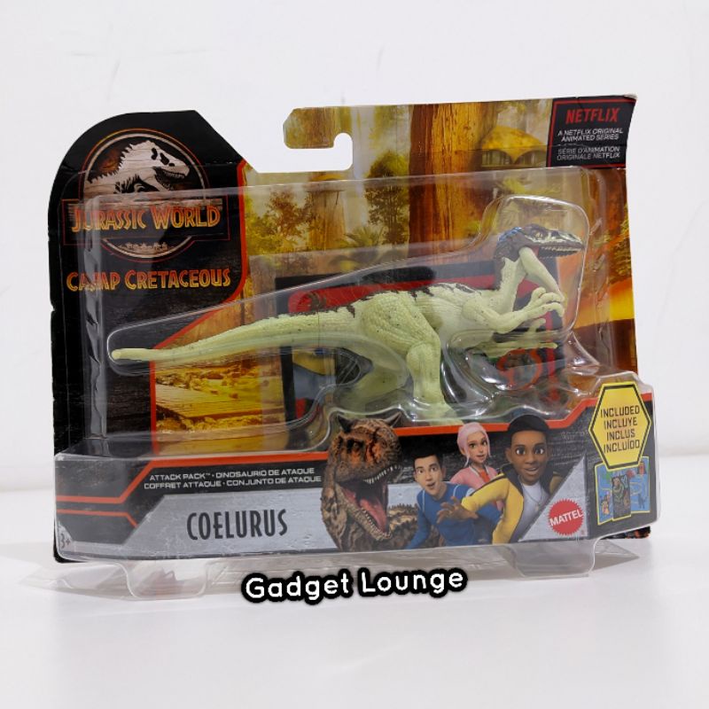 Jual Mattel Jurassic World Camp Cretaceous Attack Pack Dinosaurus ...