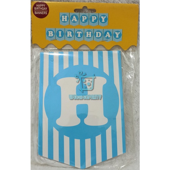 Jual MURAH!!! Banner Gantung Tulisan HAPPY BIRTHDAY Segi Lima | Shopee ...