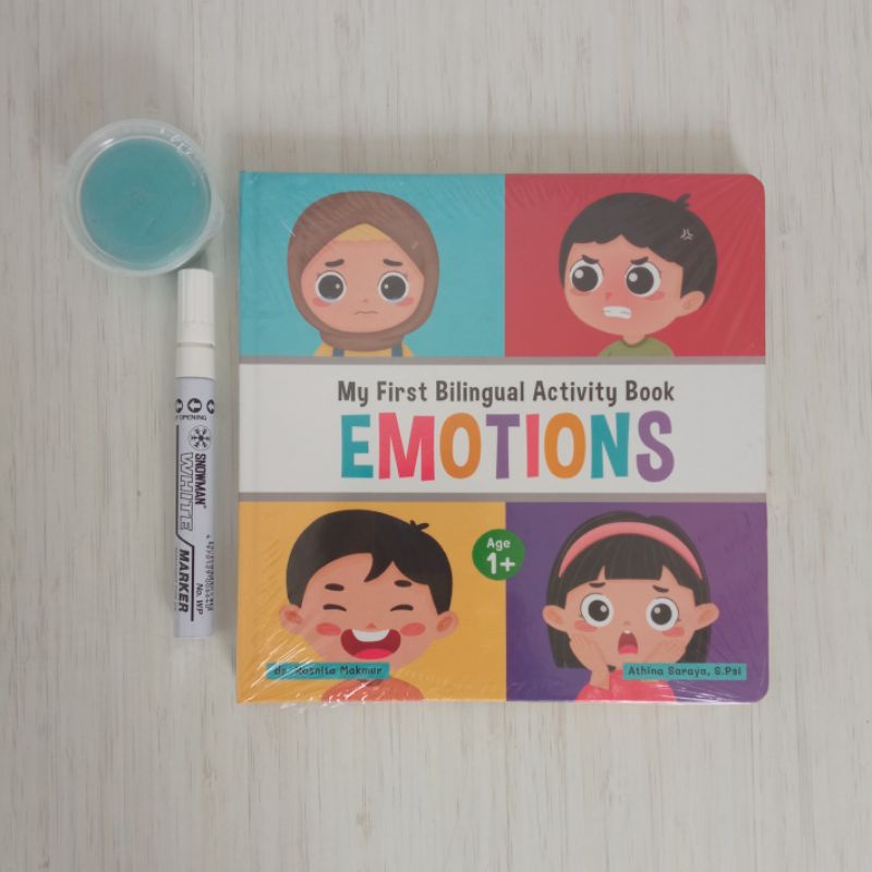 Jual My First Bilingual Activity Book: Emotions (Boardbook) | Shopee ...