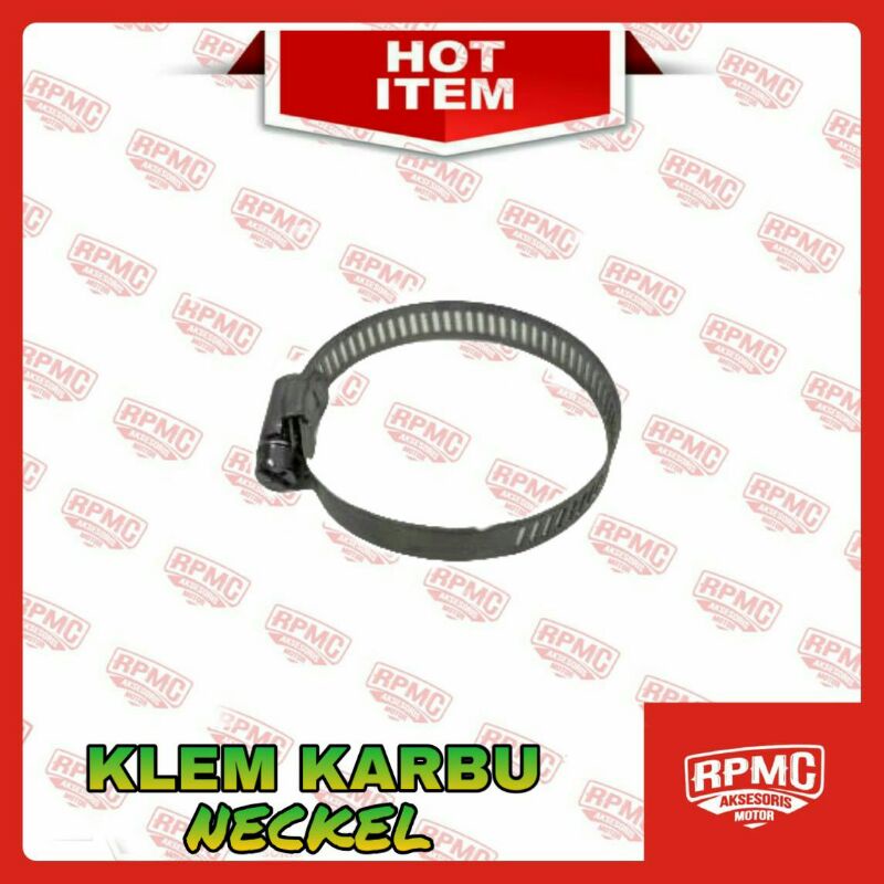 Jual KLEM KARBU NECKEL KANCINGAN KARET KARBURATOR NECKEL KARBU INTAKE ...