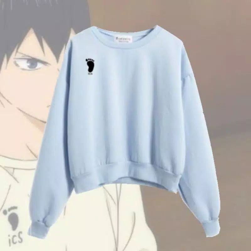 Jual Sweater ICS Haikyuu Logo Bordir Kanan | Haikyuu Merchandise ...
