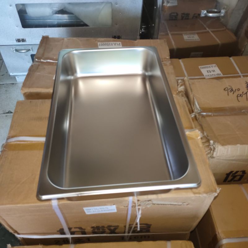 Jual Food Pan Stainless 1/1 x 10 cm (53 x 32,5 x 10cm) | Shopee Indonesia