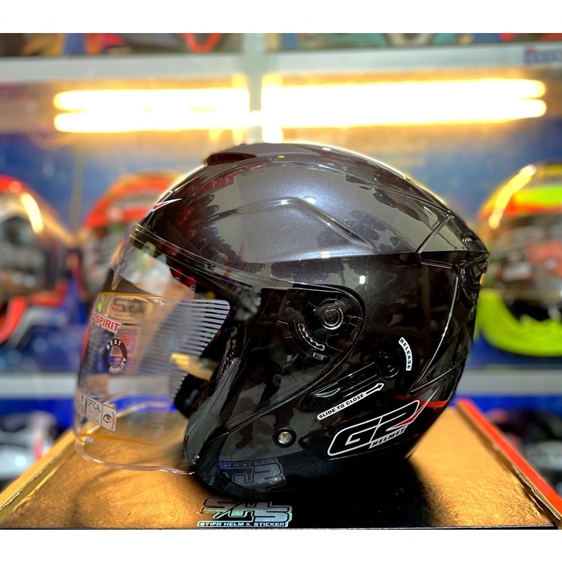 Jual HELM G2 OPTIMAX SOLID DOUBLE VISOR | Shopee Indonesia