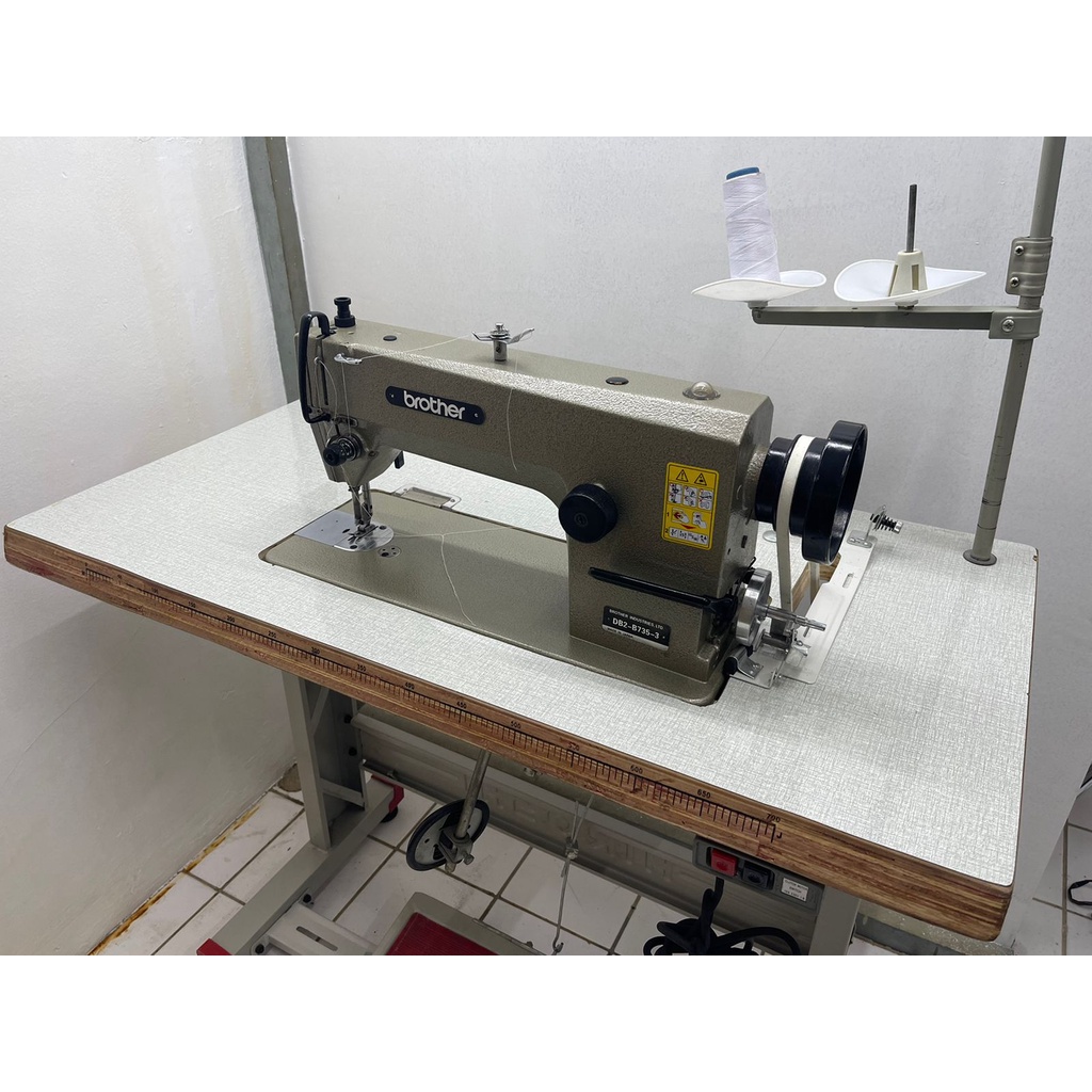 Jual Mesin Jahit Industrial Brother B735-3 Jarum 1 highspeed industri ...