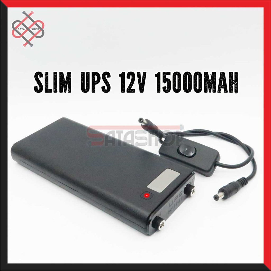 Jual SLIM Smart Portable Mini UPS 12V - 15000mAh - 20000mAh - 25000mAh ...