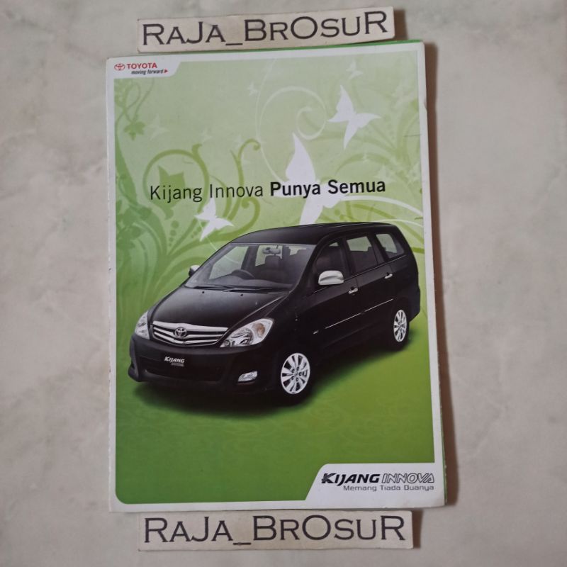 Jual Poster brosur katalog leaflet Toyota Kijang Innova 2009 | Shopee ...