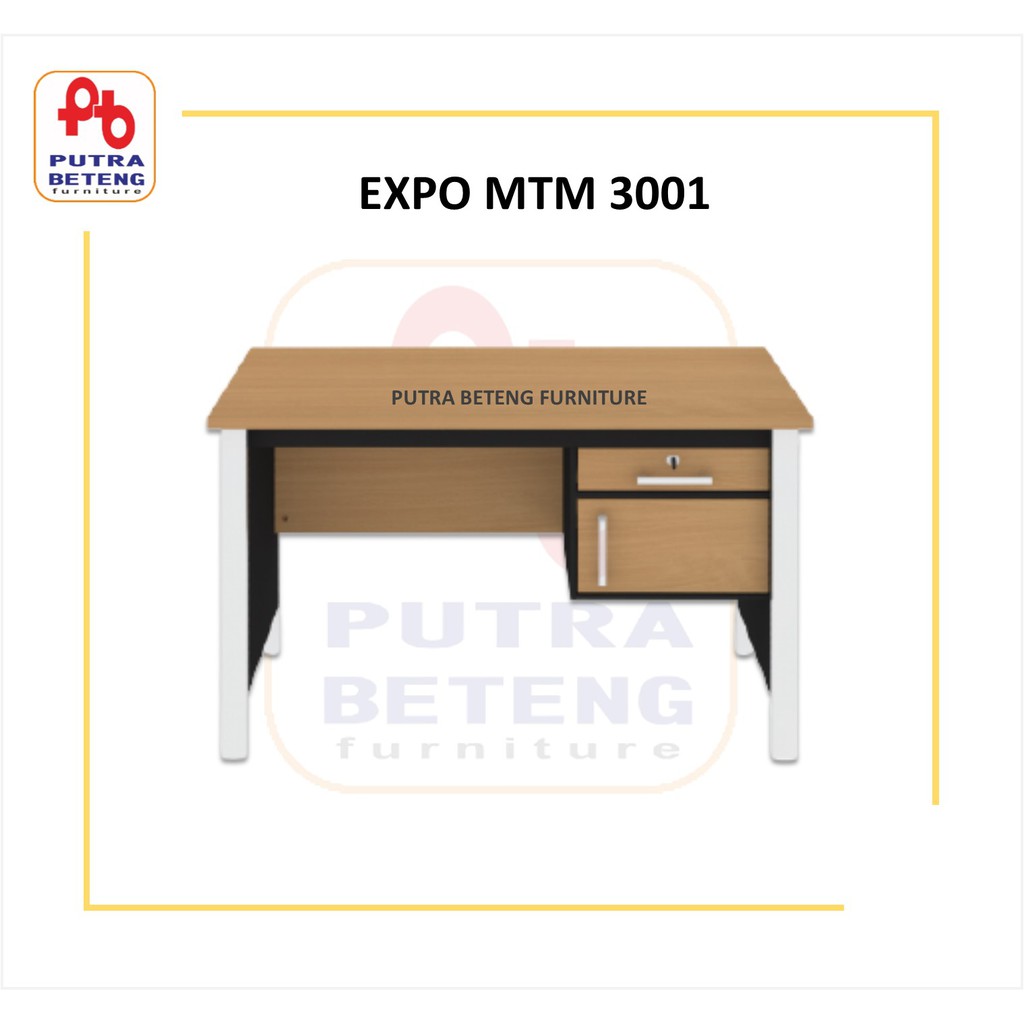 Jual Meja Kantor kaki besi Expo MTM 3001 Jogja | Shopee Indonesia
