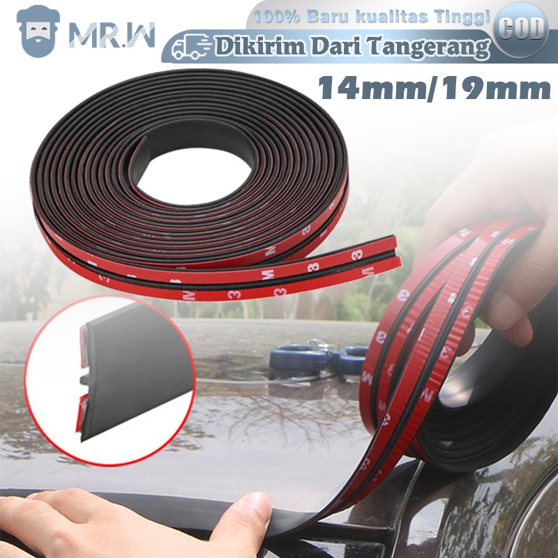 Jual 200cm Karet Kaca Mobil 14mm/19mm Karet List Kaca Mobil Universal ...