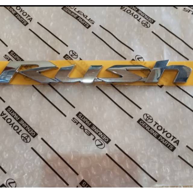 Jual EMBLEM TULISAN RUSH ORIGINAL | Shopee Indonesia
