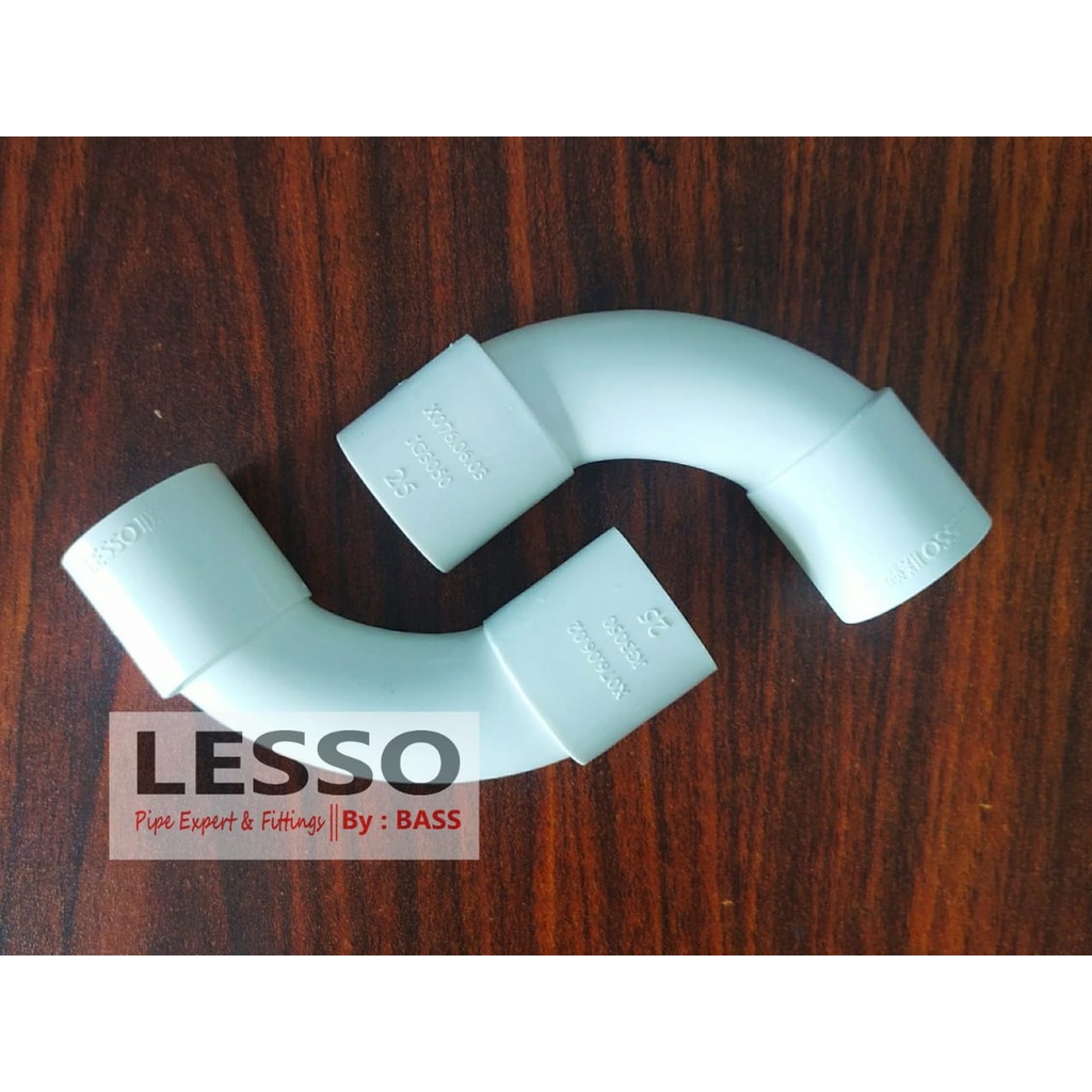 Jual Elbow Long 90* Conduit Lesso 25mm 3/4" Long Sweep Bend Fitting ...