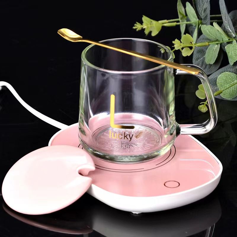 Jual Gelas Set Keramik Mug Cangkir set Lengkap Dengan Alat Pemanas ...