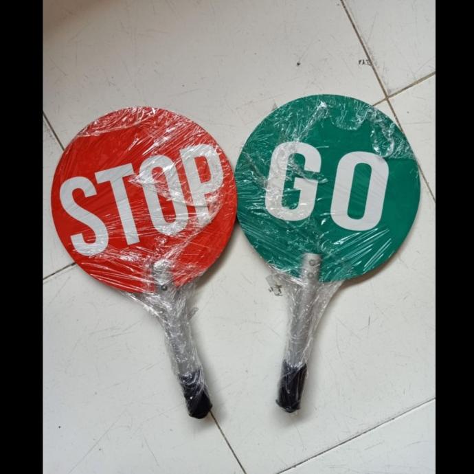 Jual Rambu Parkir Stop & Go tangan Diameter 20 cm Dan 24 cm ( bisa ...
