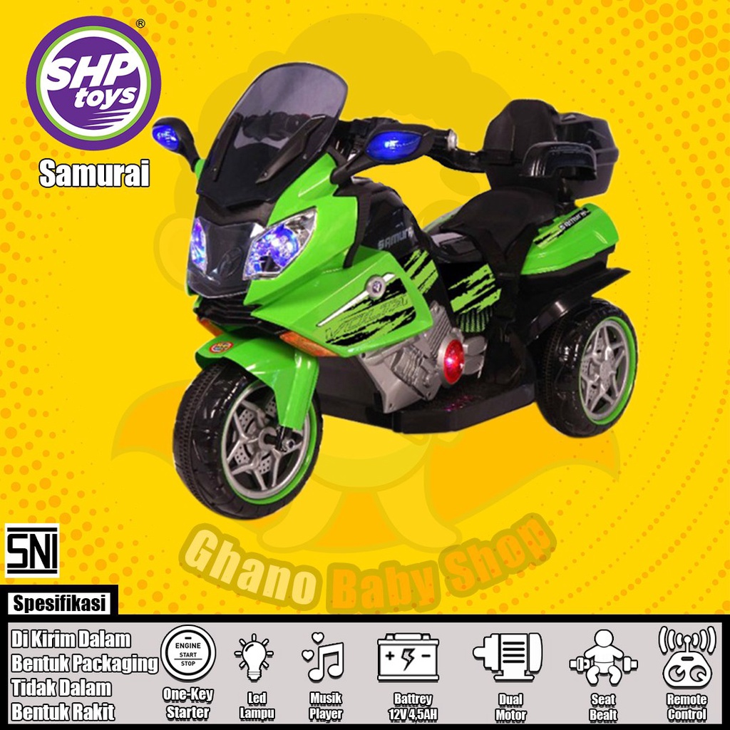 Jual MOTOR AKI ANAK NEW SAMURAI DENGAN MENGGUNAKAN REMOTE | Shopee ...