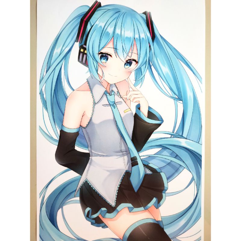 Jual Poster Hatsune Miku 1 Vocaloid Merchandise | Shopee Indonesia