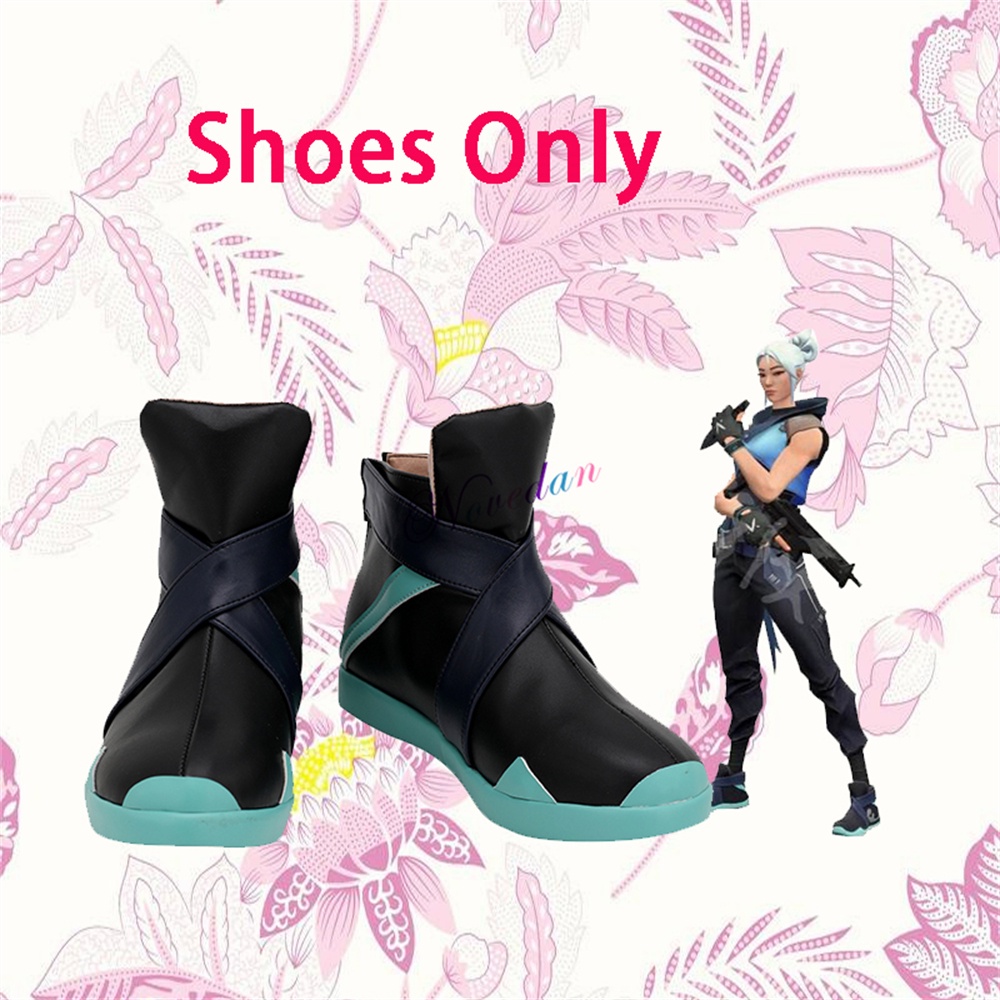 Jual Game Valorant Jett Cosplay Costume Jett Jacket Coat Shoes For