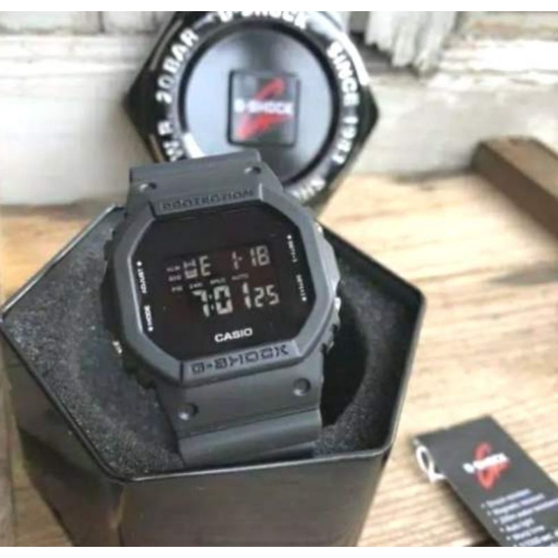 Jual Casio G-Shock GLS5600 DW 5600 FULL BLACK BEST SELLER | Shopee ...