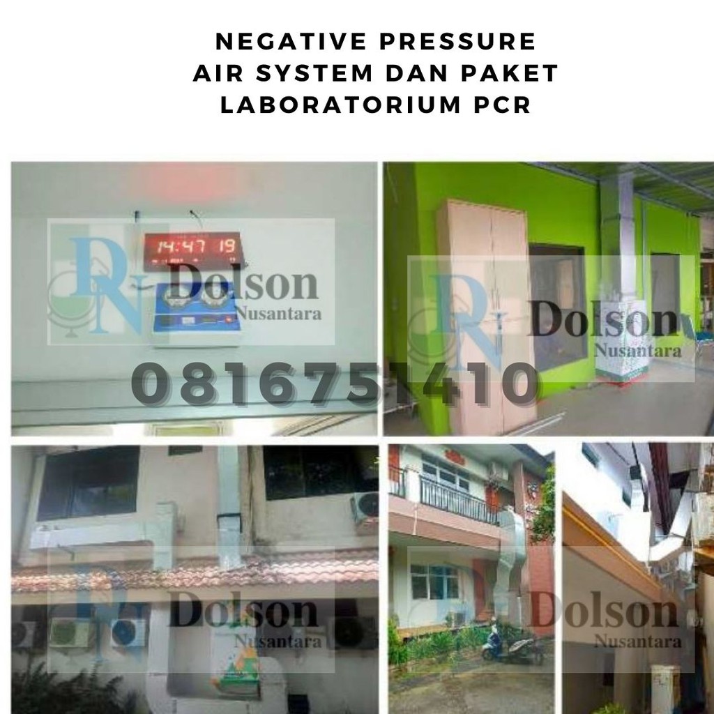 Jual Negative Pressure Air Room Laboratorium PCR Ruang Tekanan Negatif ...