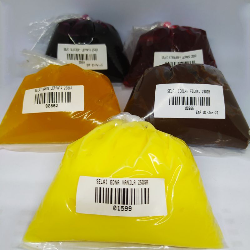 Jual Selai bluebery / selai vanila/ selai strawbery / selai nanas ...