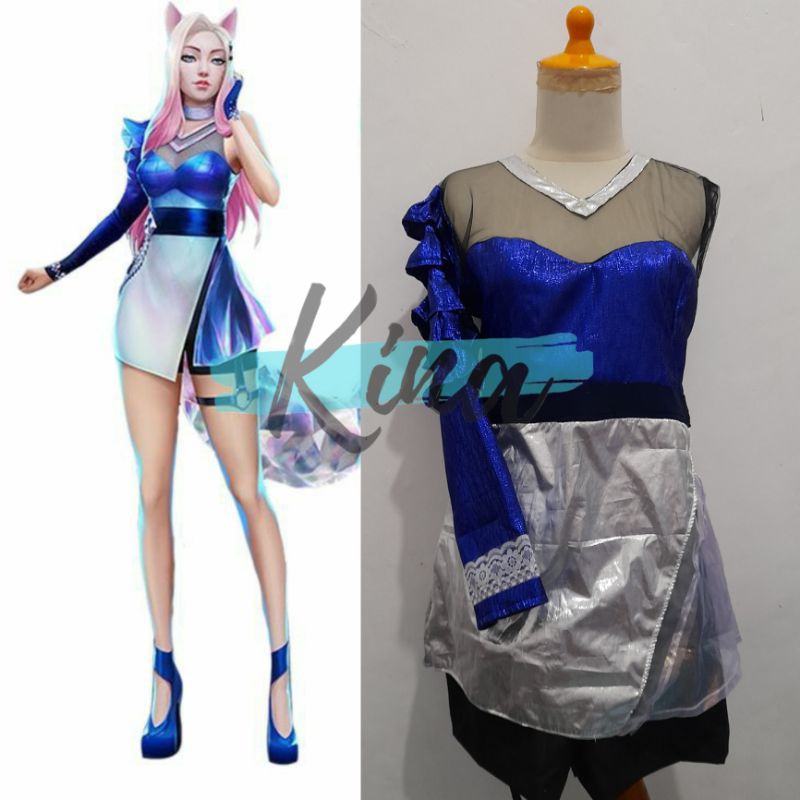Jual COSPLAY06/ COSP;AY06/ League of Legends LOL KDA Ahri all out ...