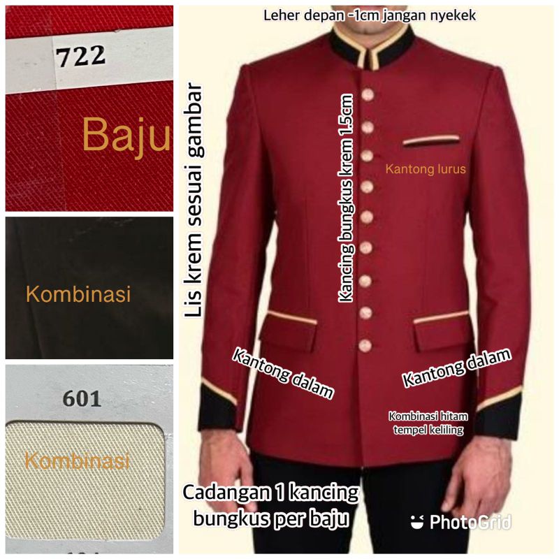 Jual setelan seragam hotel / resepsionis / WO | Shopee Indonesia