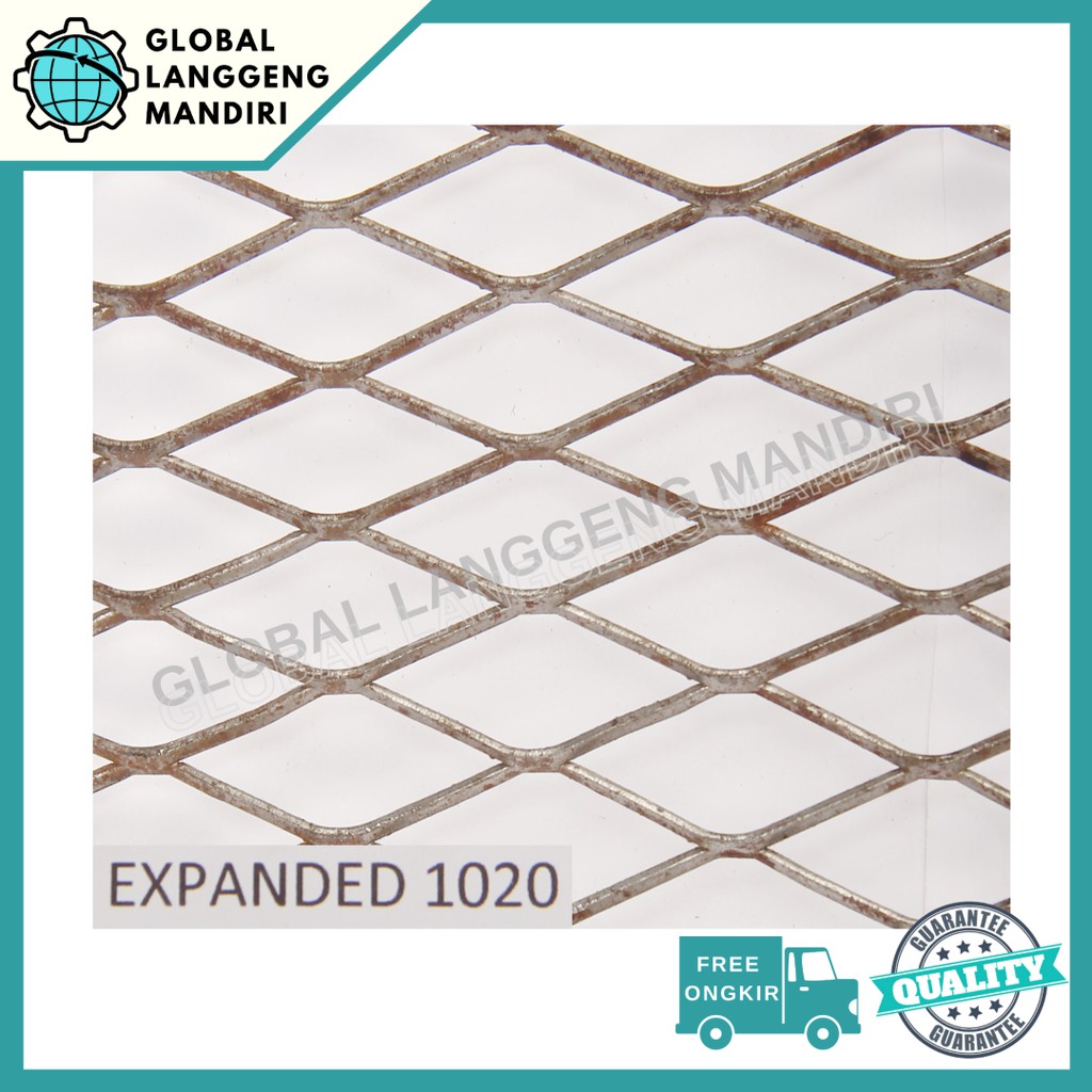 Jual EXPANDED METAL BERBAGAI MACAM UKURAN / EXPANDA BESI 1.2MX2.4METER ...