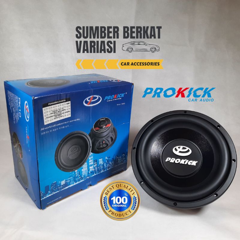 Jual Subwoofer Prokick PK10 Double Coil 10 inch | Shopee Indonesia