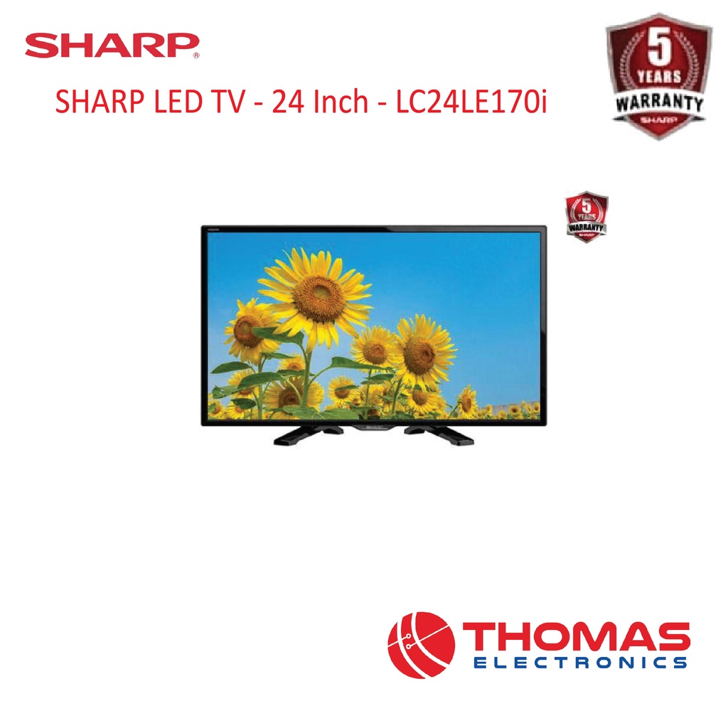 Jual TV LED SHARP AQUOS 24 Inch LC 24LE170i HD PANEL 24LE170 GARANSI ...