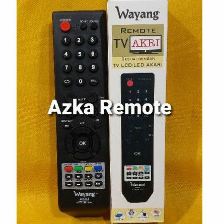Jual REMOTE REMOT MULTI TV AKARI LED LCD SEPERTI ORIGINAL | Shopee ...